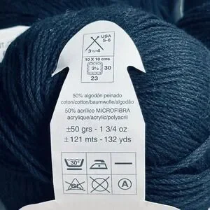 Katia | Art | Katia Espiga Yarn Balls Black Cotton Microfiber Sport Wgt ...
